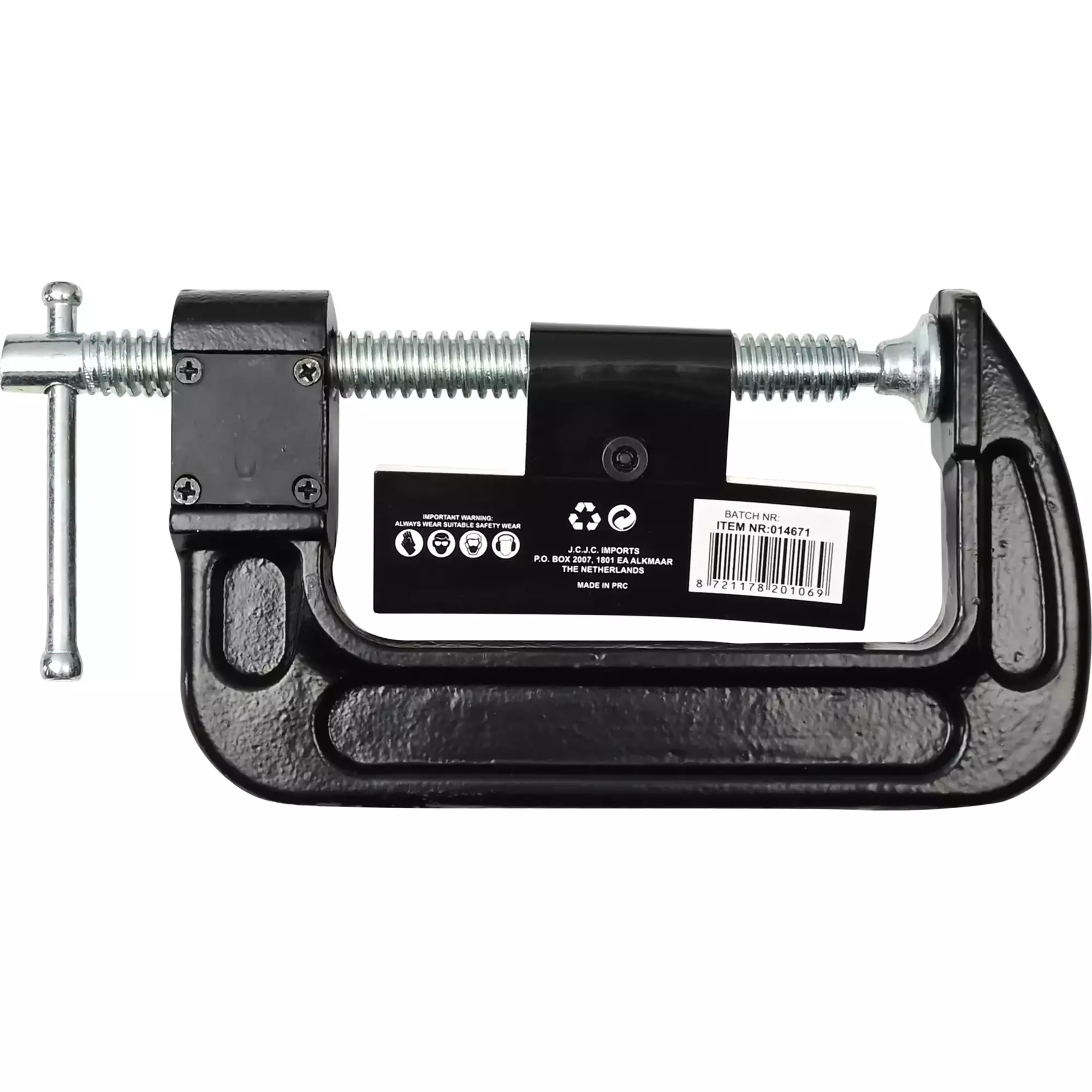 Benson G-klem met snelontgrendeling - 180 x 100 mm - Praktisch en ...