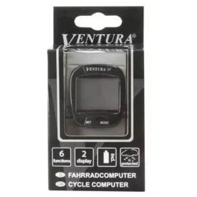 Ventura Fietscomputer - Bekabeld - 6 Functies - Gebruiksvriendelijk ...