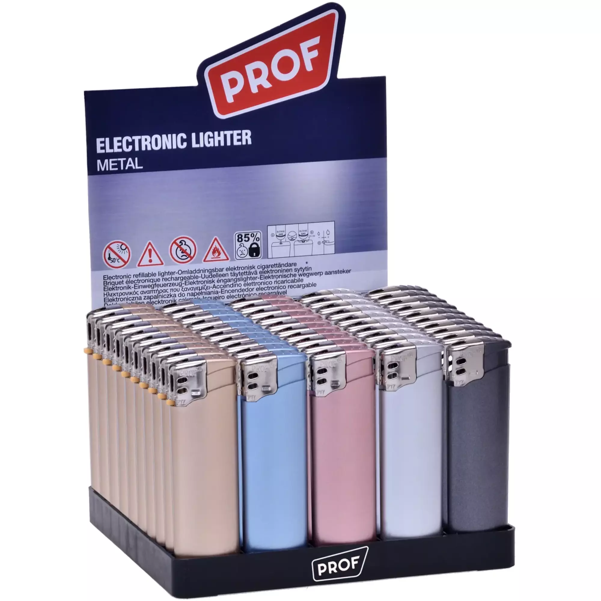 Prof Aansteker light metal - 50 stuks kenmerken product - 2Cheap