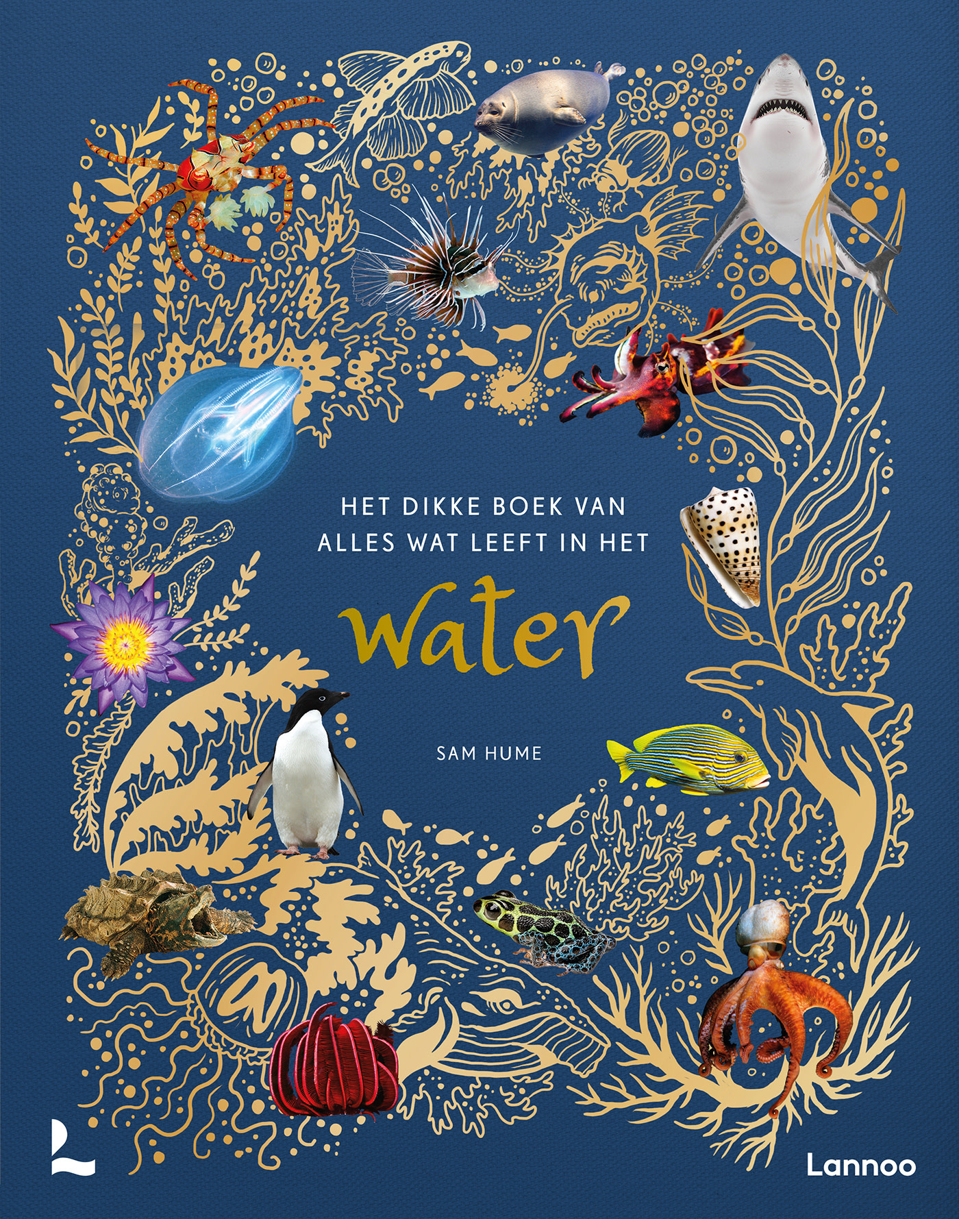 Lannoo Het dikke boek van alles wat leeft in het water - mini moon