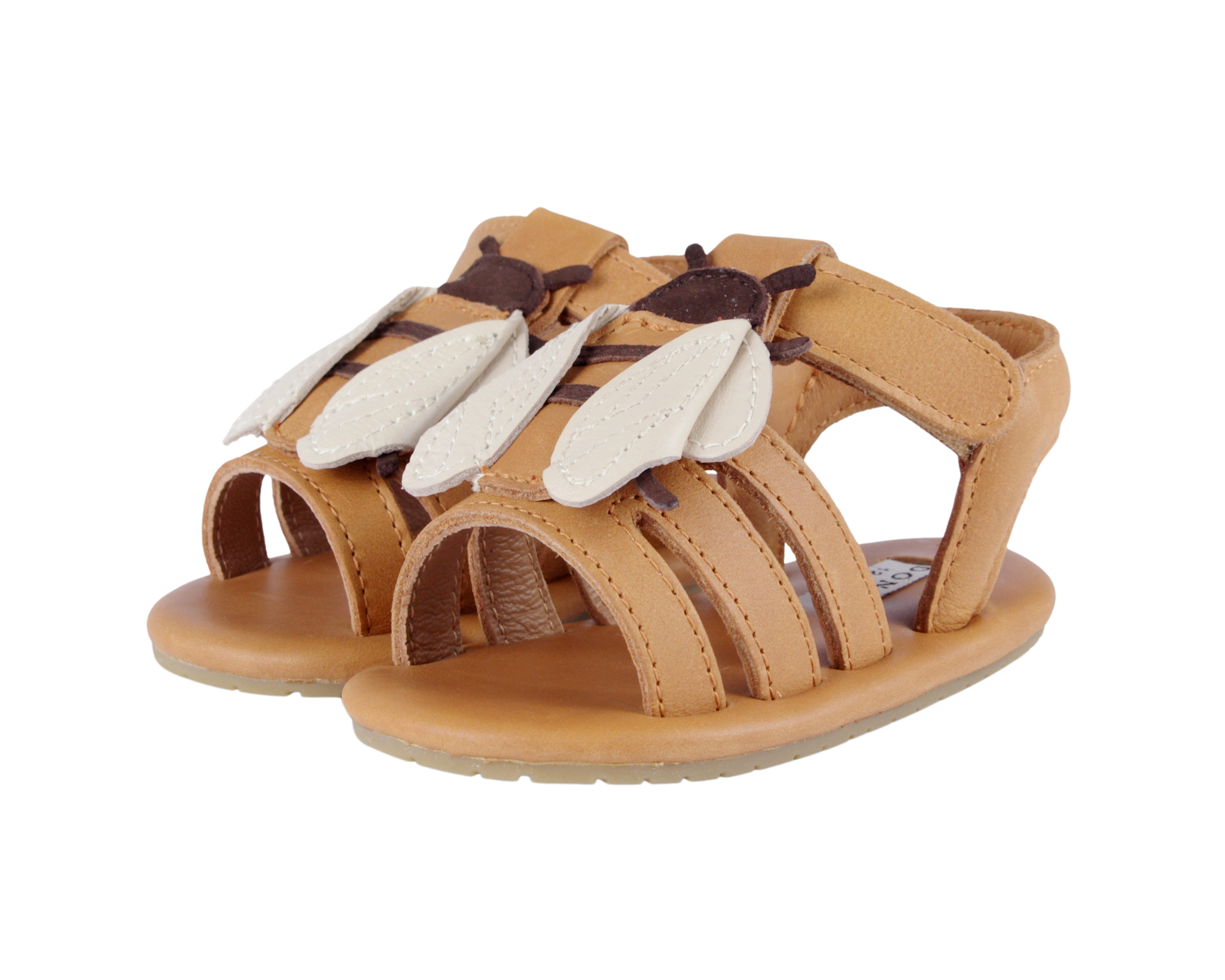 Donsje Tuti Sky Sandals Bee Camel Classic Leather - mini moon