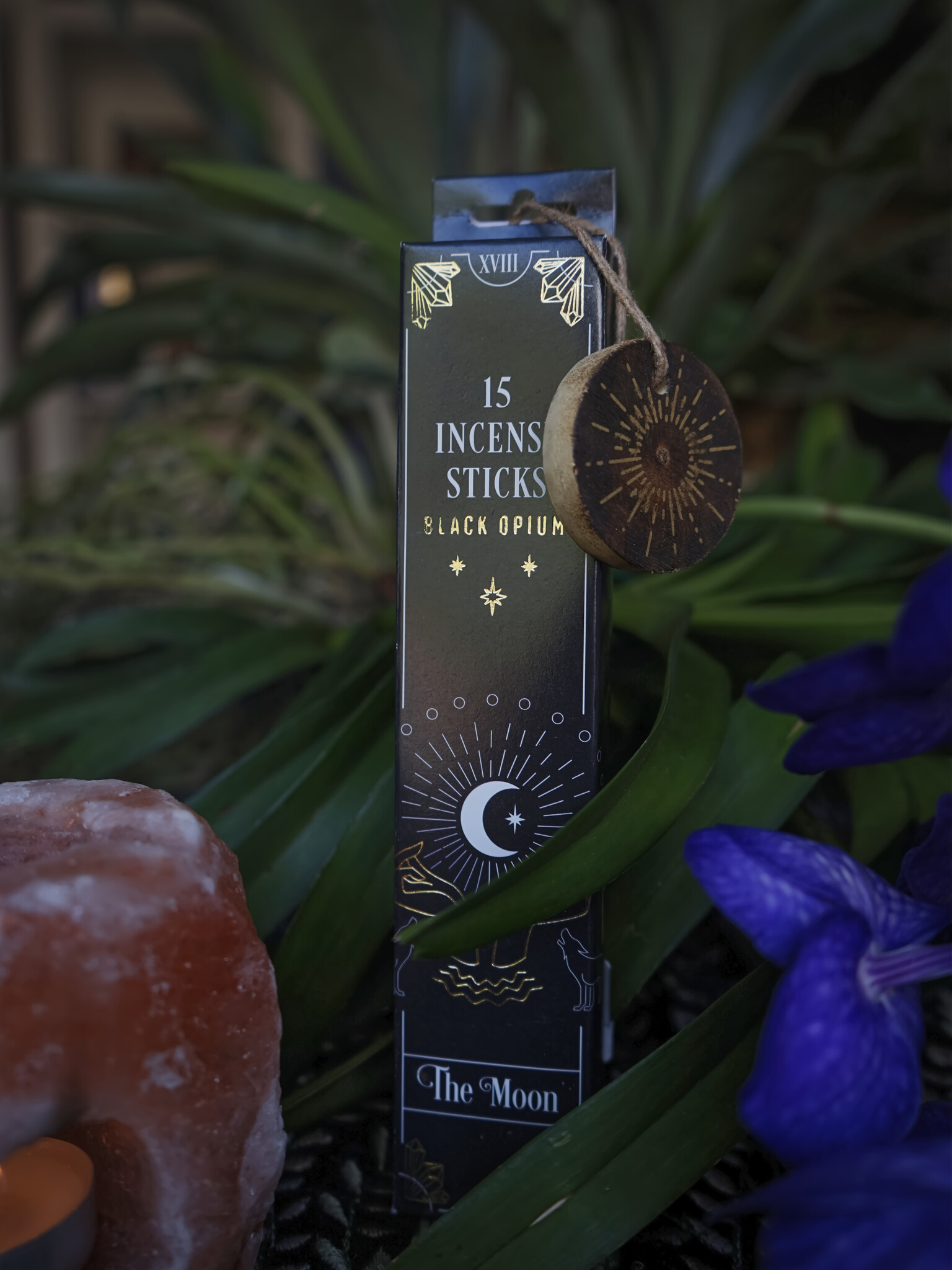 Tarot Cards Incense Sticks THE MOON - BLACKFISH Brand New & Vintage