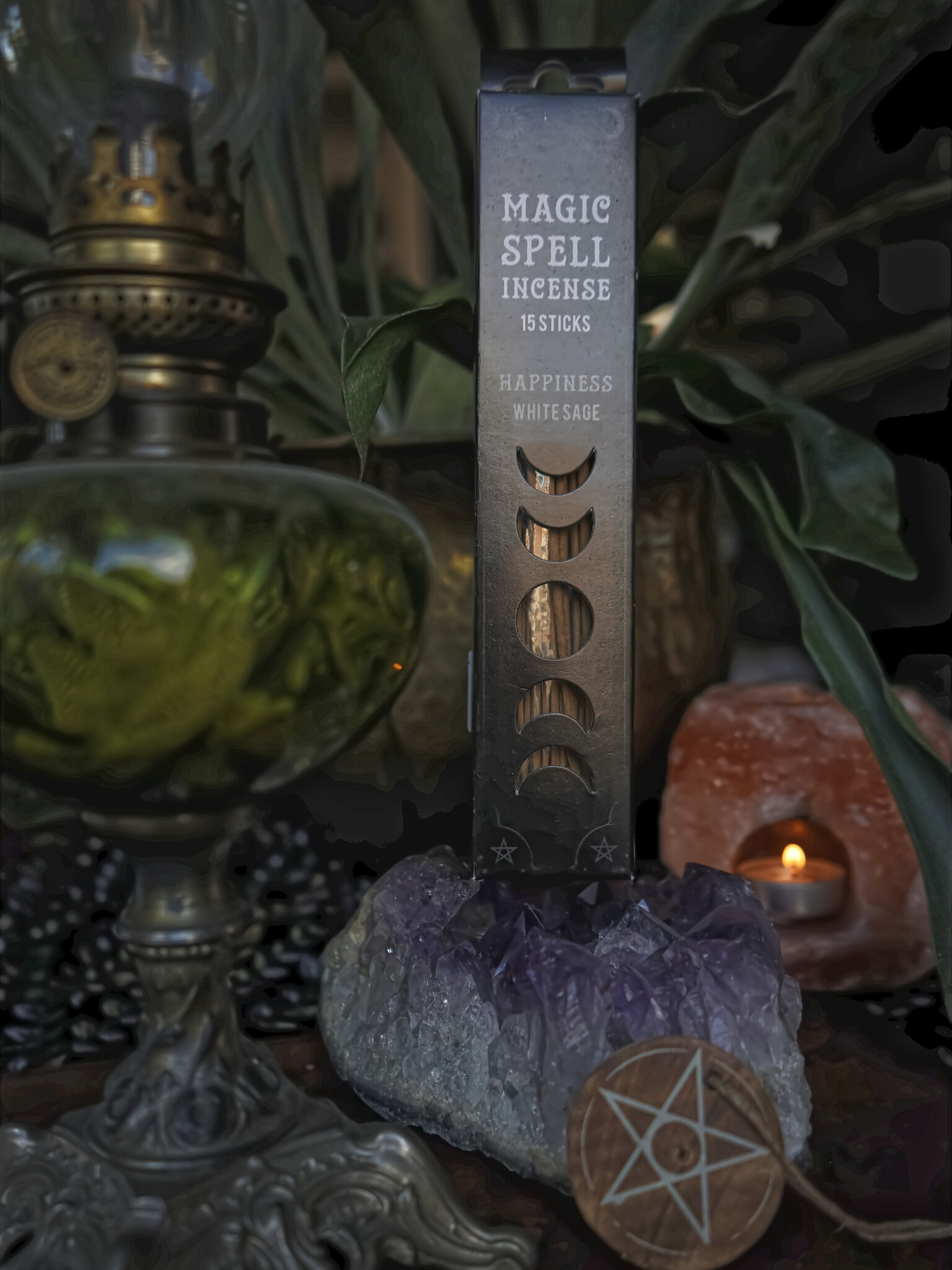 Magic Spell Incense Sticks HAPPINESS - BLACKFISH Brand New & Vintage