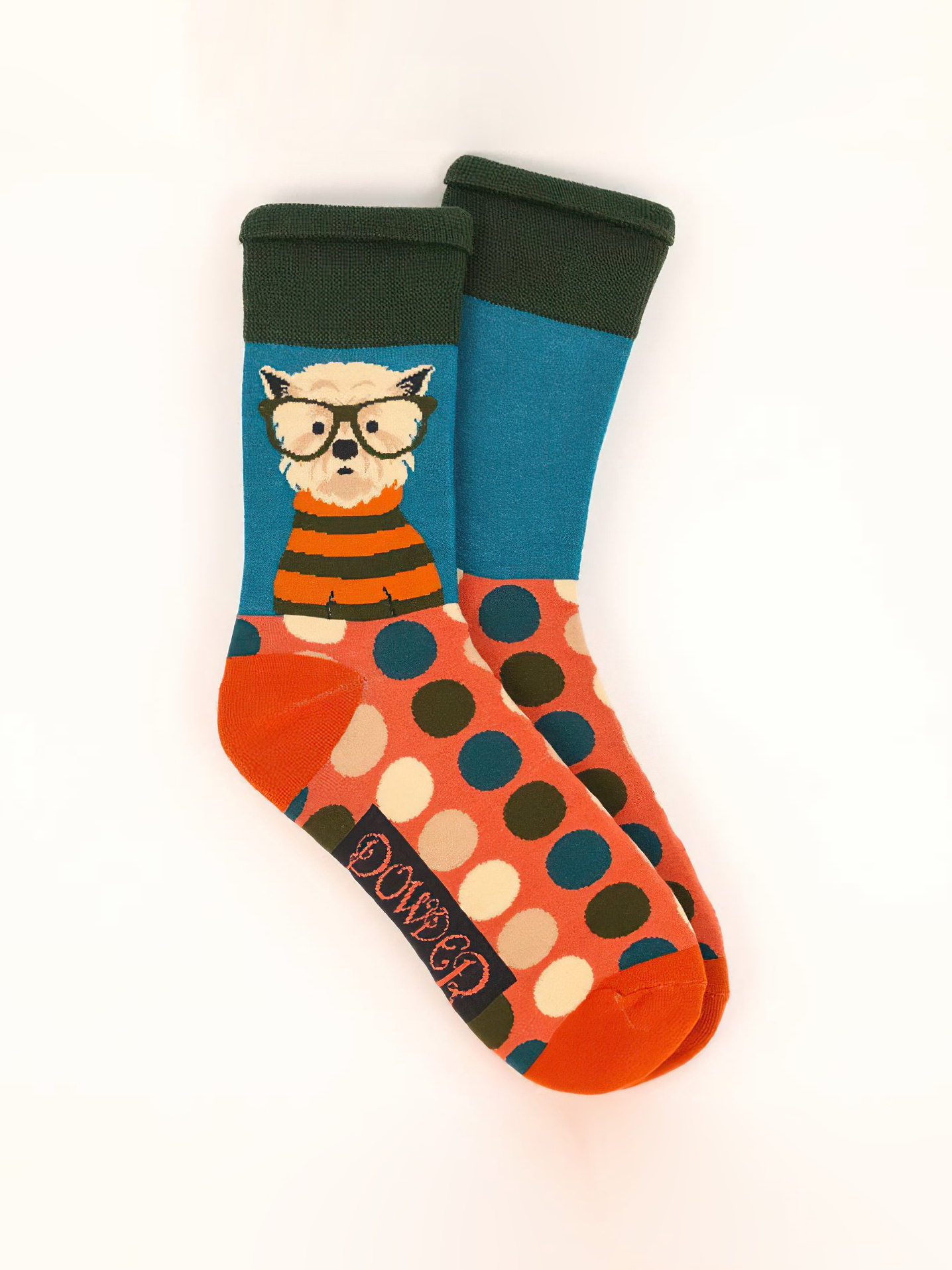 Men's Polka Dot Westie Socks - BLACKFISH Utrecht
