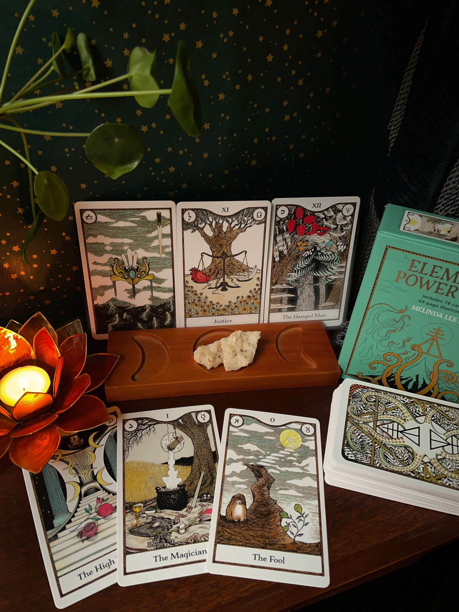 Elemental Power Tarot - BLACKFISH Brand New & Vintage