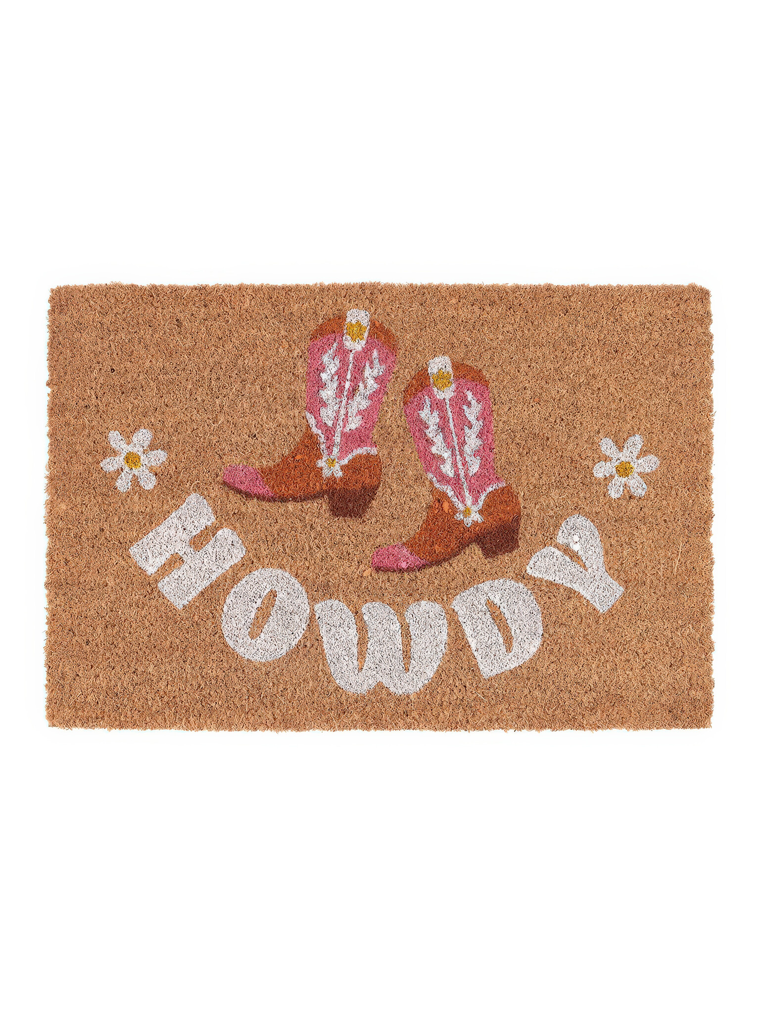 Howdy Cowboy Boot Doormat - BLACKFISH Brand New & Vintage