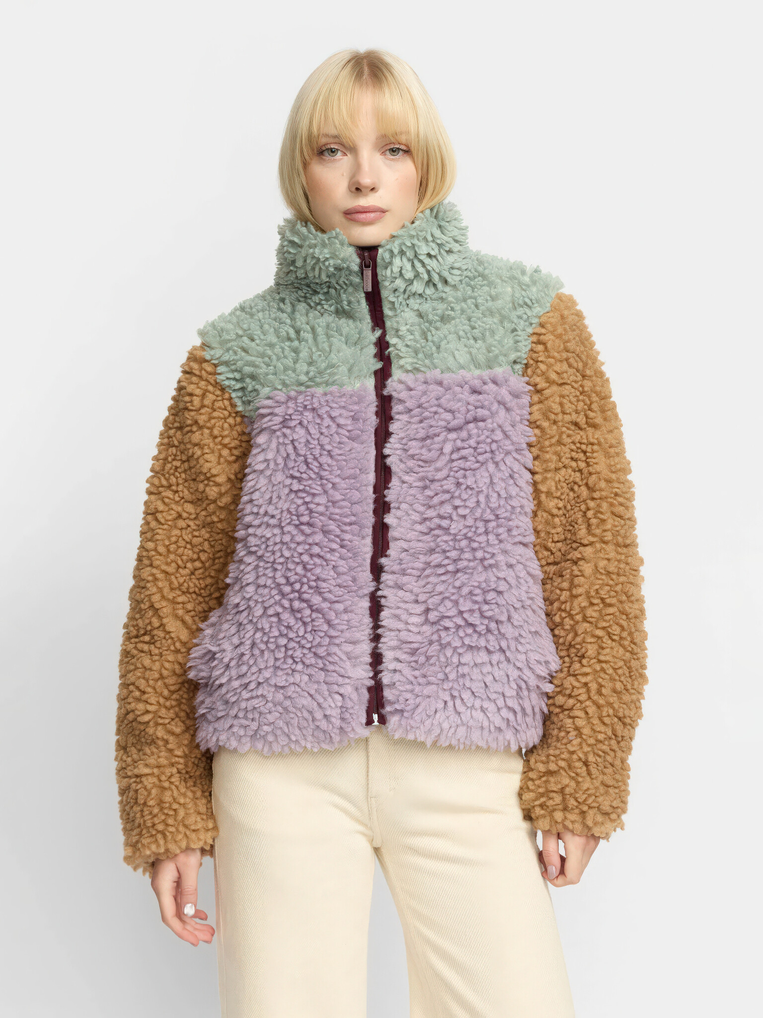 ♣ Minty Marshmallow Teddy Jacket - BLACKFISH Brand New & Vintage