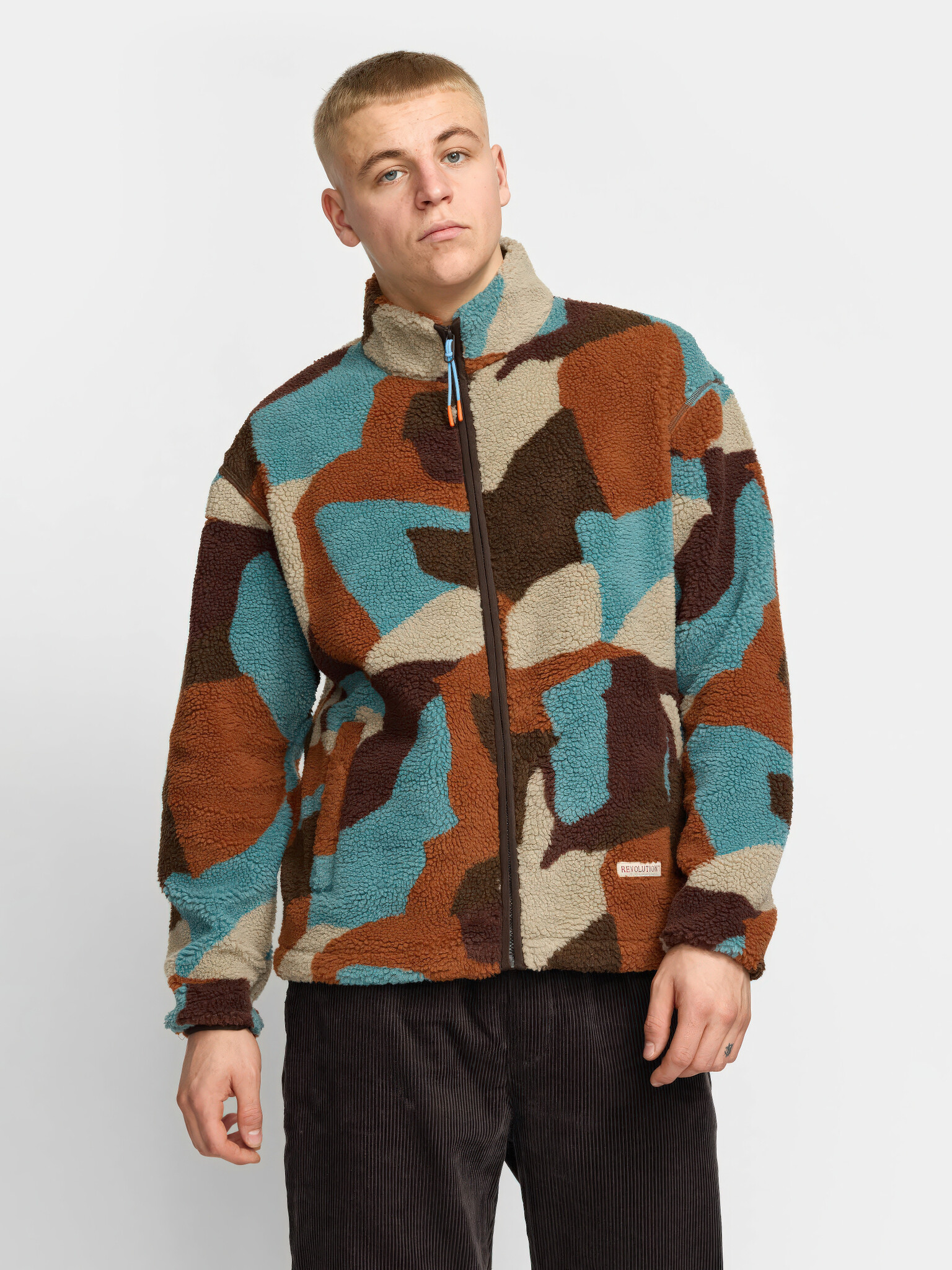 ♣ Patchy Plush Teddy Jacket - BLACKFISH Utrecht