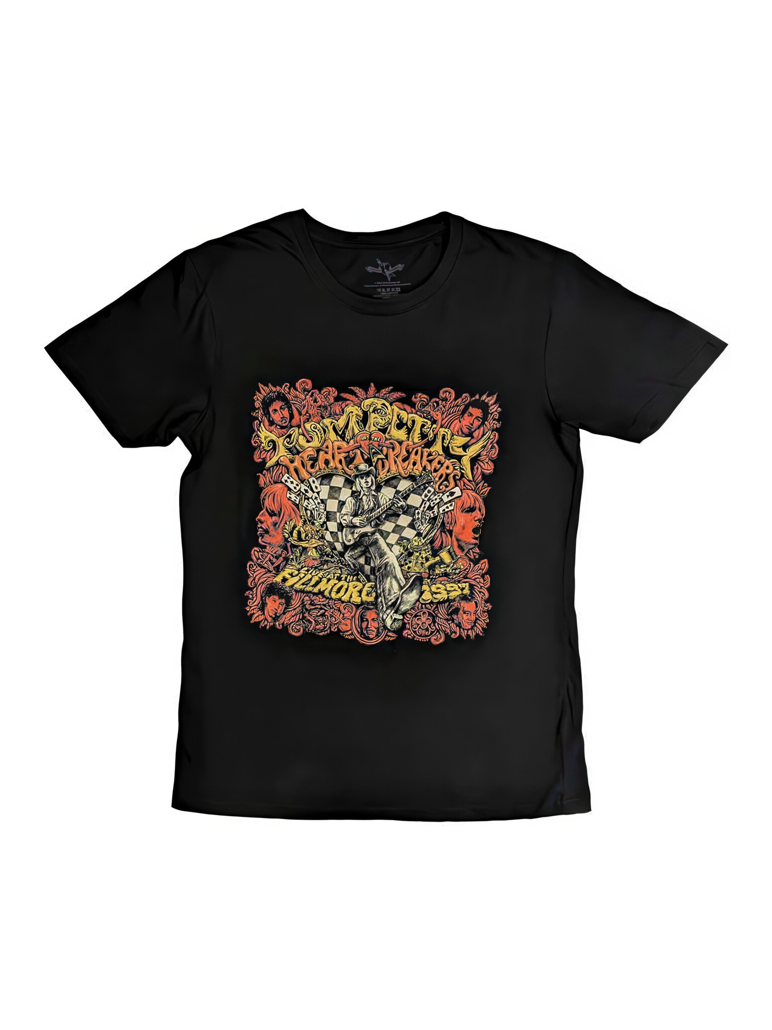 Tom Petty Fillmore 1997 Black Tee - BLACKFISH Brand New & Vintage