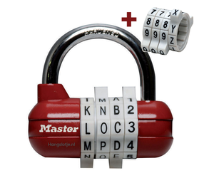 Masterlock Lettersloten Woordslot en Cijferslot kopen | Hangslotje.nl