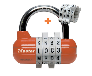 Masterlock Lettersloten Woordslot en Cijferslot kopen | Hangslotje.nl