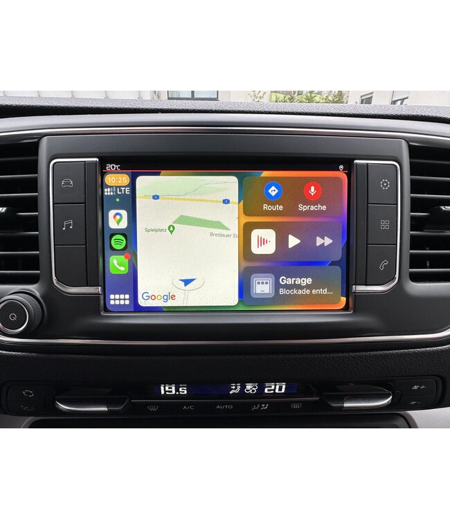 Original Apple CarPlay + Android Auto für Citroen C3 + C3 Aircross ...