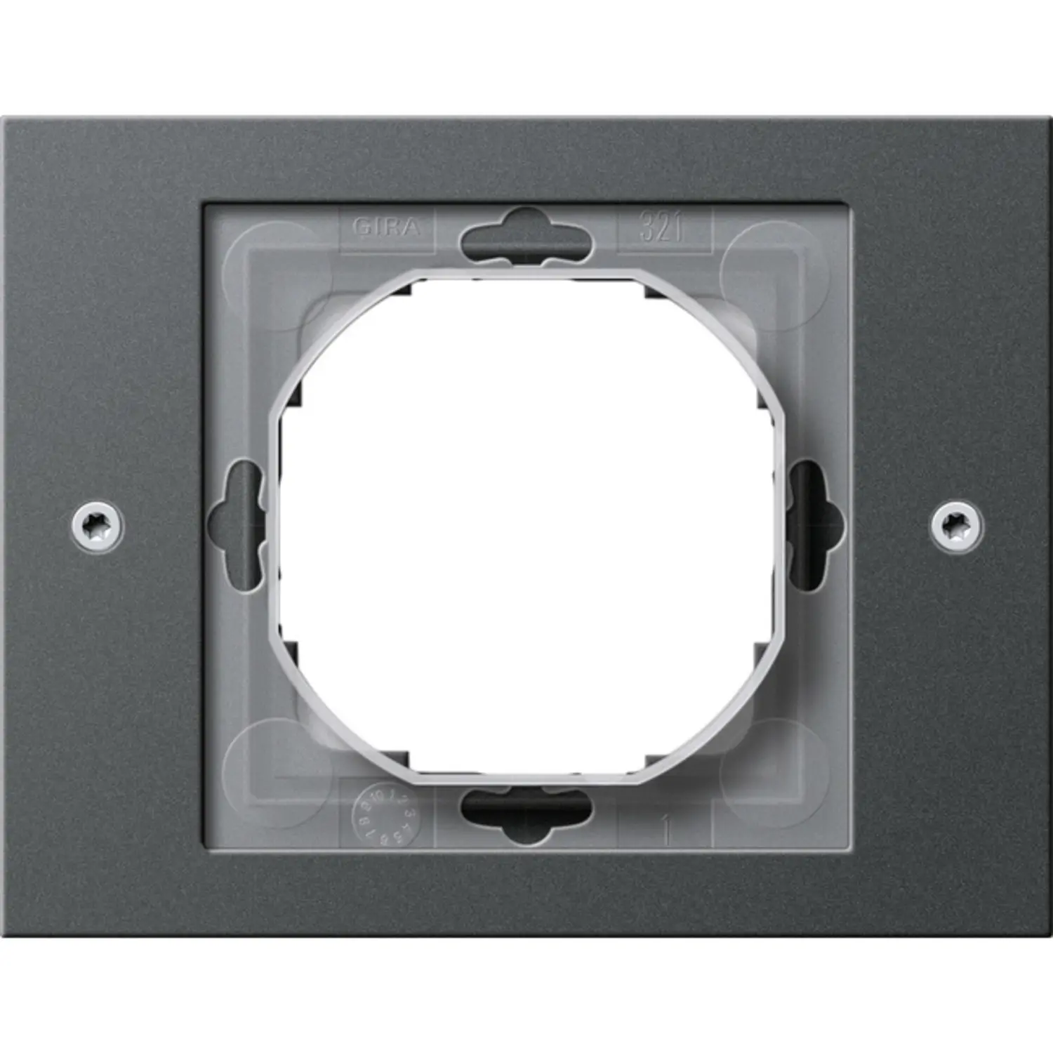 Gira Abdeckrahmen 1-fach TX44 anthrazit - Switch2.de