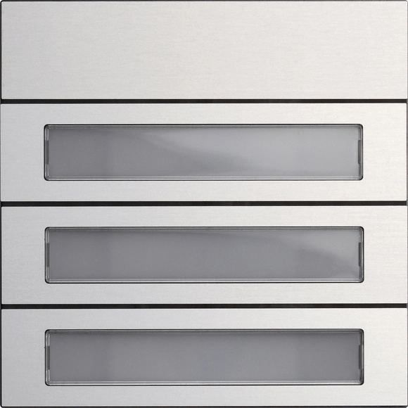 Gira ruftastenmodul 3-fach System 106 Aluminium - Switch2.de