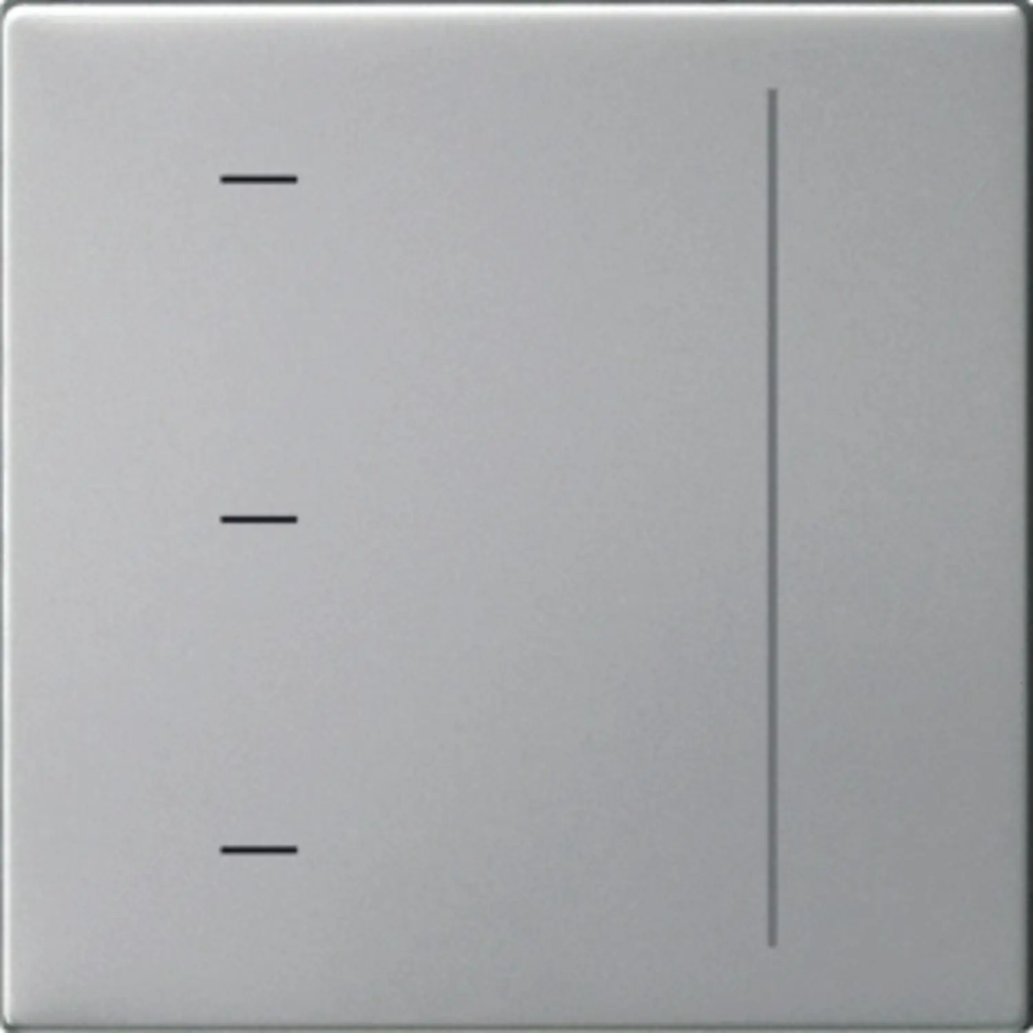 Gira Touchaufsatz System 3000 Tastdimmer System 55 edelstahl - Switch2.de
