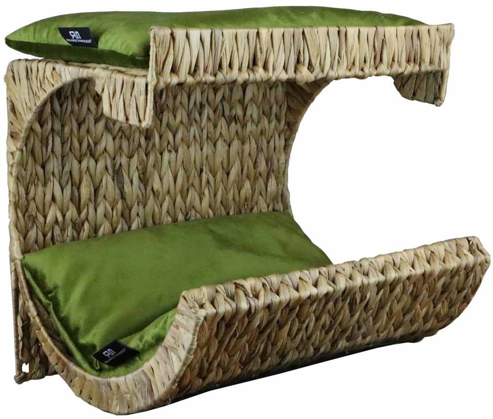 Silvio Design Wand Kattenmand Met Groene kussens - Petsonline