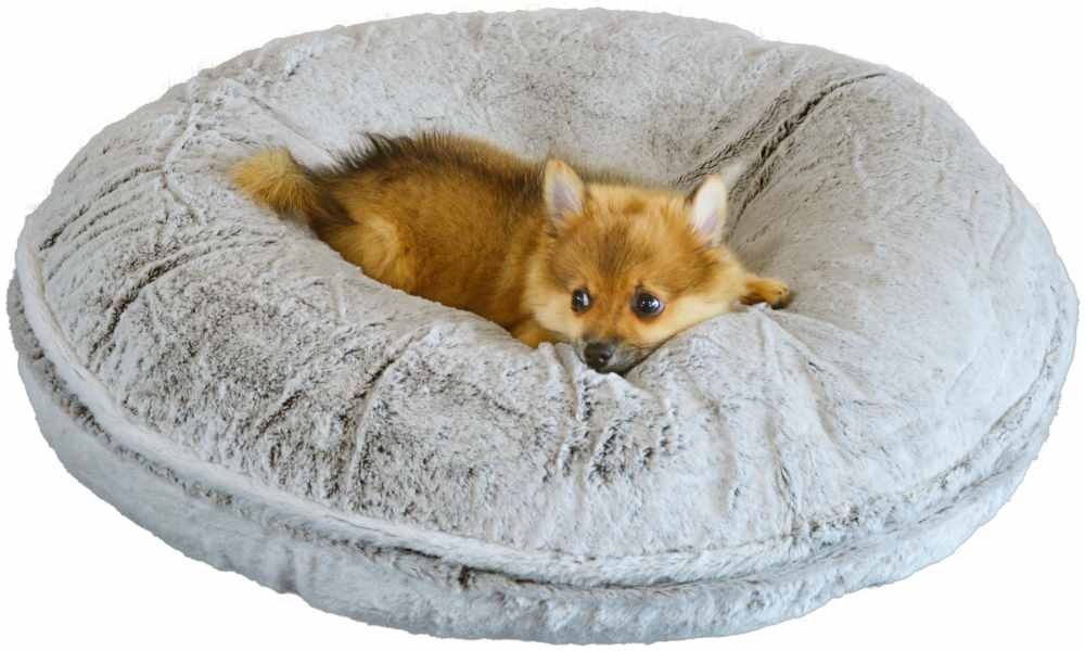 Jack and Vanilla Dog Bed Puff Lambskin - Petsonline