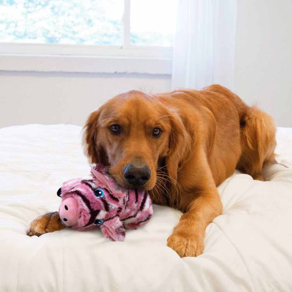 Kong Dog Toy Low Stuff Stripes - Petsonline