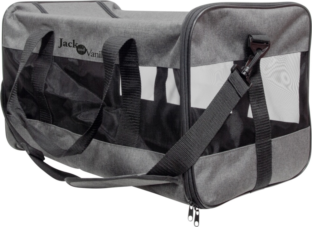 Jack and Vanilla Dog Carrier Expedition Sport Travel Black - Petsonline