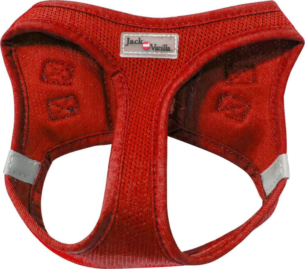 Jack and Vanilla Dog Harness Air Mesh Expedition Red - Petsonline