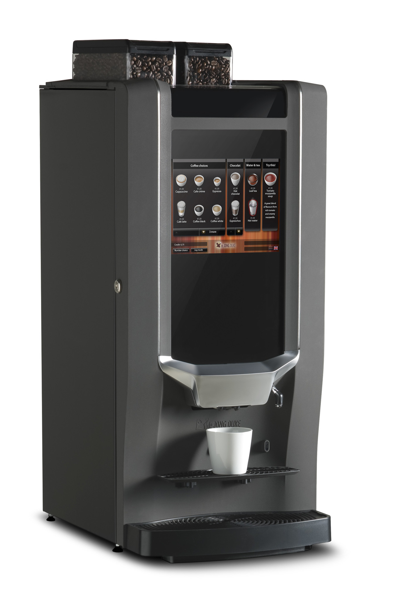 De Jong Duke Zia 80 bean2cup - Nu Koffie