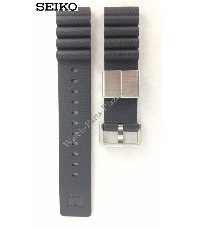 Horlogeband zwart rubber voor Seiko SBDC007 / SBDC009 / SDBC029 - Watch ...