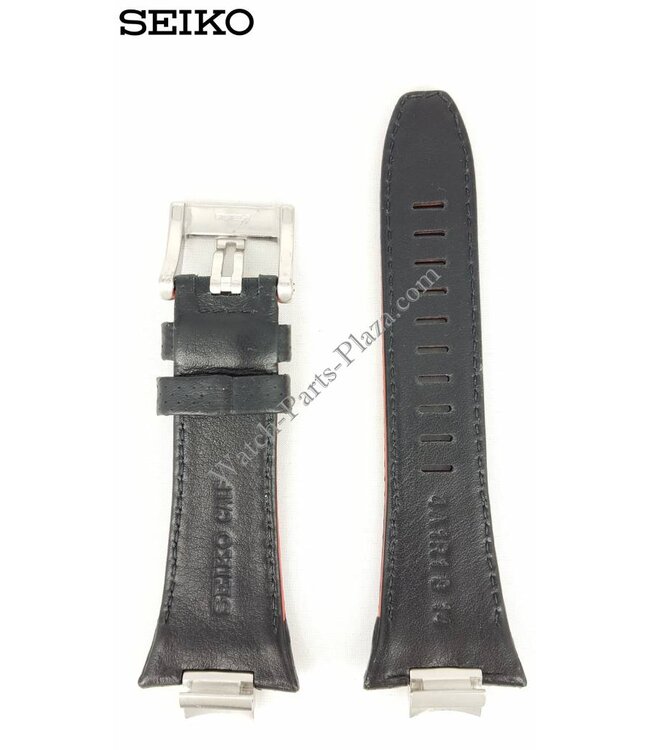 Seiko Sportura Chronograph SPC047 / SNAD23 / SNAE07 horlogeband zwart ...
