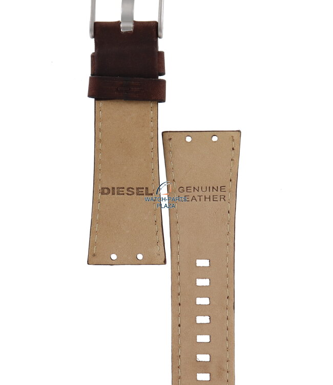 Horlogeband voor Diesel DZ4110 bruin 25mm - Watch Plaza