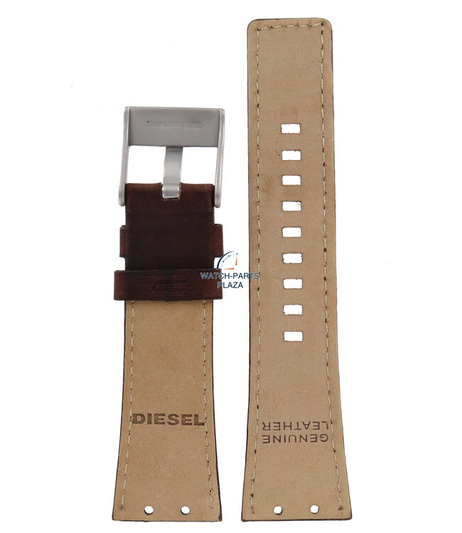 Horlogeband voor Diesel DZ4110 bruin 25mm - Watch Plaza