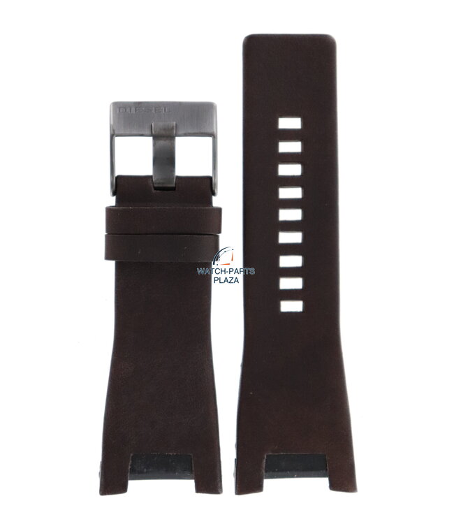 Bracelet de montre pour Diesel DZ1216 Bracelet en cuir marron Bugout ...