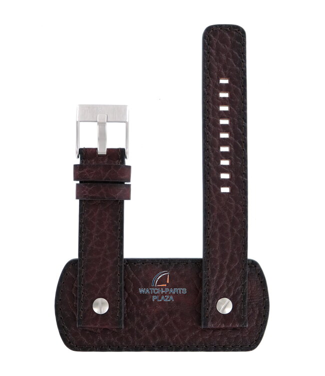 Horlogeband voor Diesel DZ2022 bruin leer 20mm - Watch Plaza