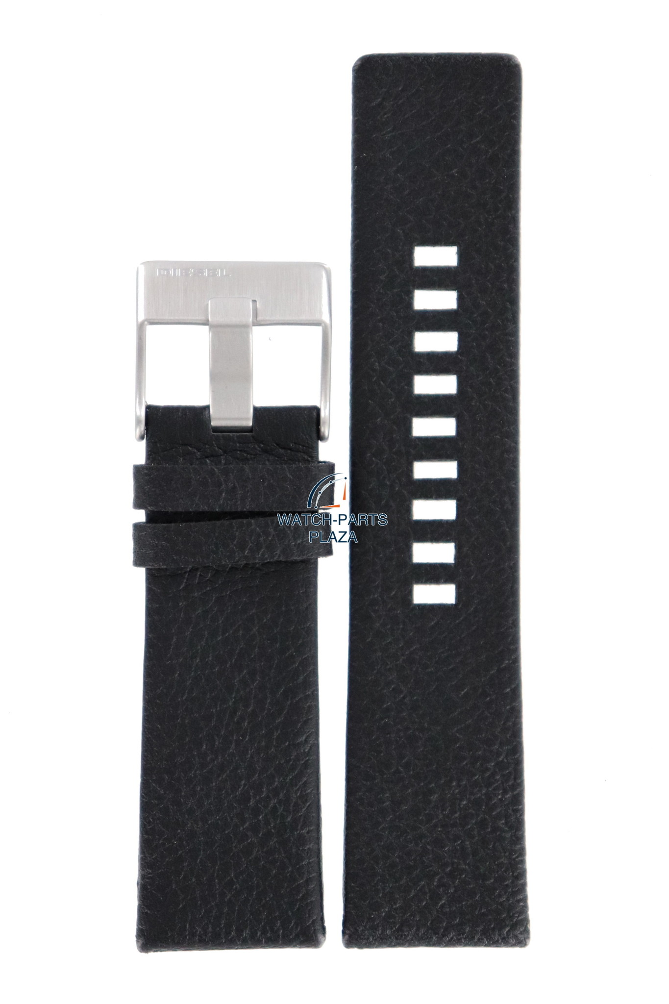 Watchband for Diesel DZ1117 black leather 26mm - Watch Plaza