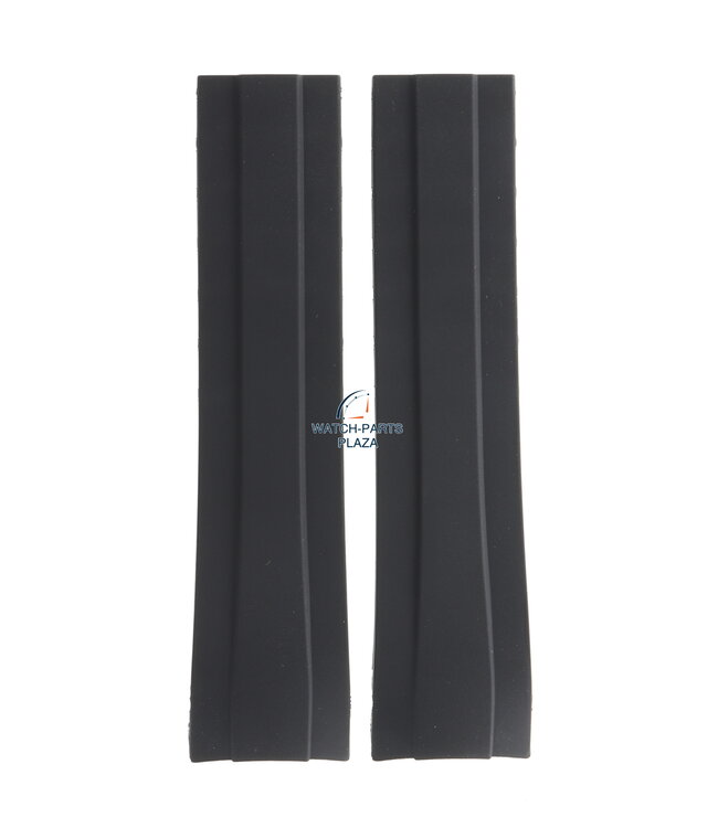 Jaguar BC07063 Watch band J650, J653, J678, J680, J688, J690, J813, J814 black rubber / silicone ...