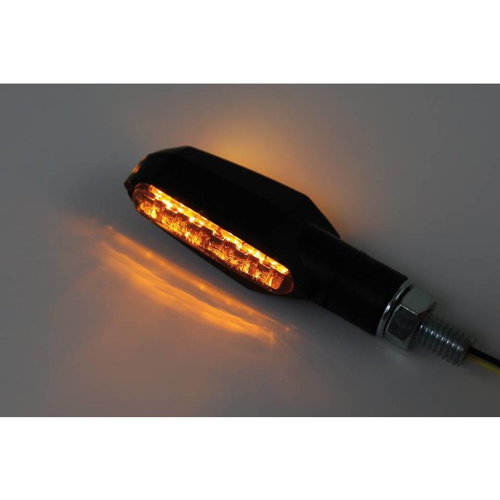 SHIN YO LED Blinker MULTIFACE, schwarz - Motparts.ch