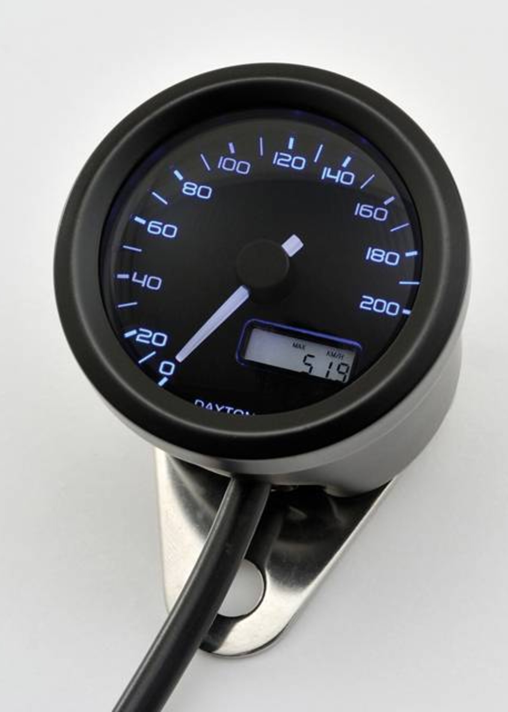 DAYTONA VELONA, Digitaler Tacho, bis 200 km/h, rund d 48 mm, schwarz ...