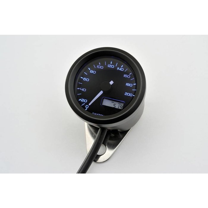 DAYTONA VELONA, Digitaler Tacho, bis 200 km/h, rund d 48 mm, schwarz ...
