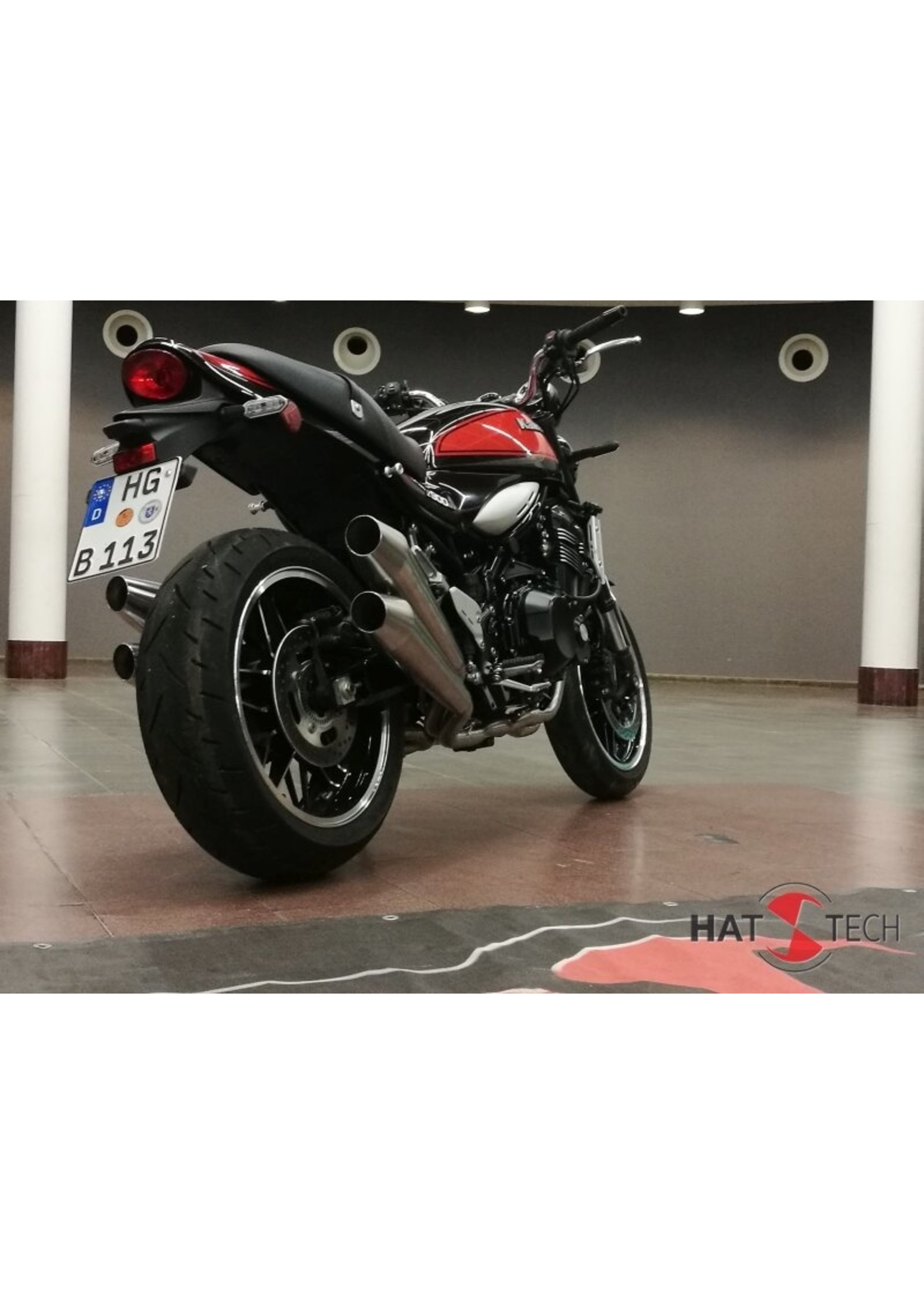 Kawasaki Z900 RS - Z900 RS CAFE - HATTECH FOUR - Komplettanlage ...