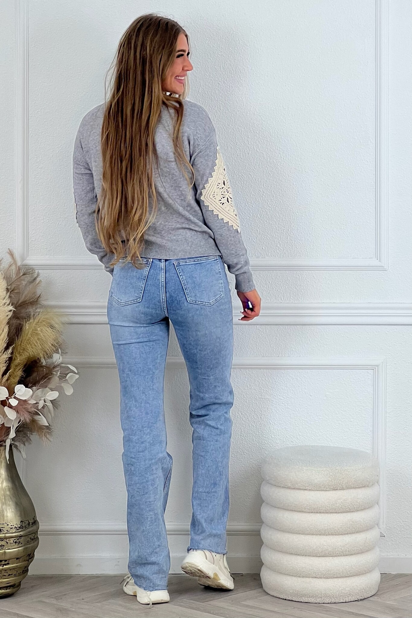 Pretty Joy Sweater - Grey - Lots of Goodies