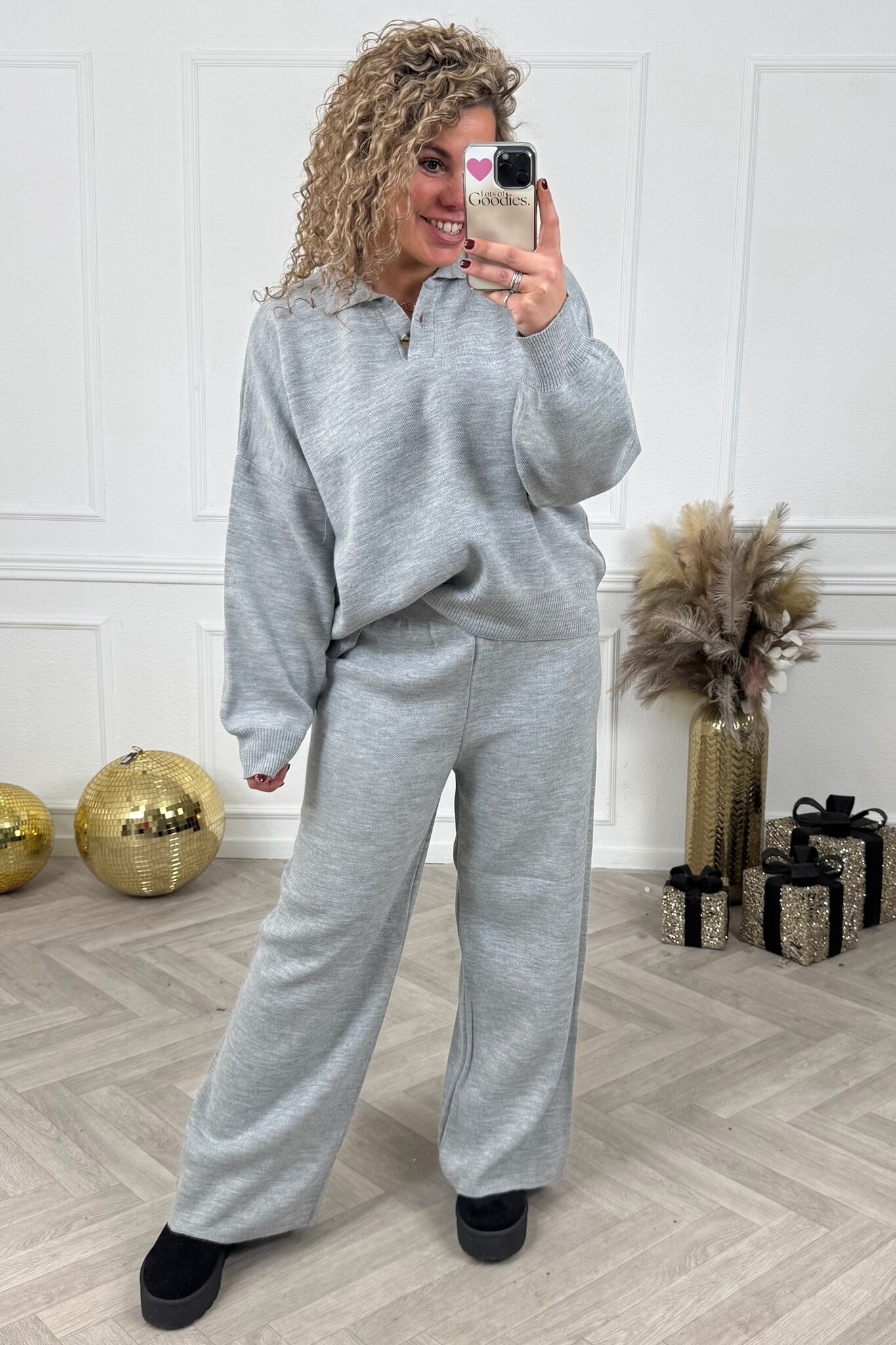 Cozy Comfy Suit - Grey - Lots of Goodies