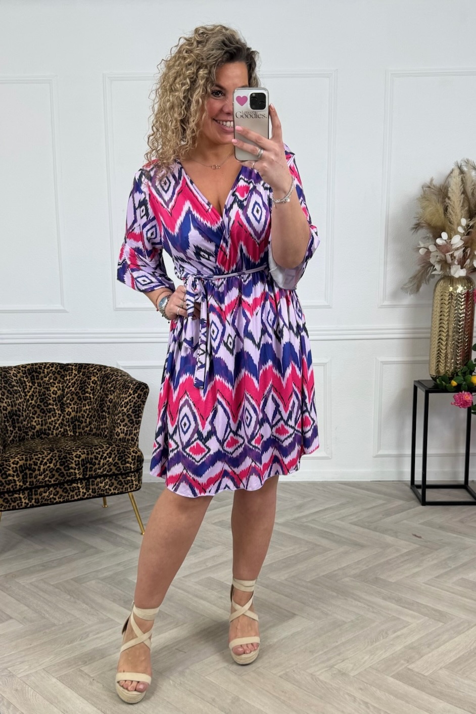 Short Jill Dress - Aztec Lila/Purple - Lots of Goodies