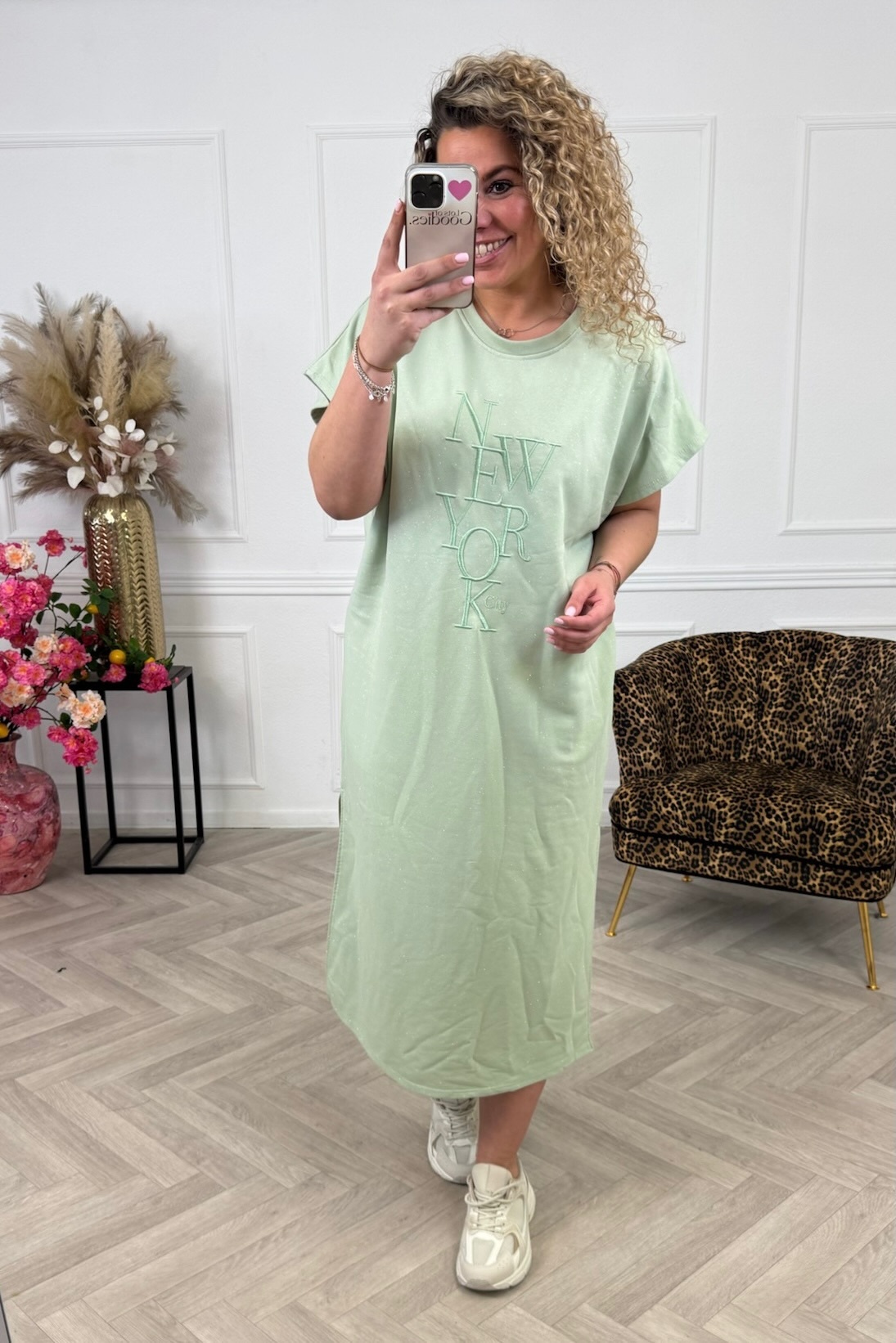 Maxi Jogging Dress - Sage - Lots of Goodies