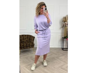 Comfy Split Skirt - Lila - Lots of Goodies