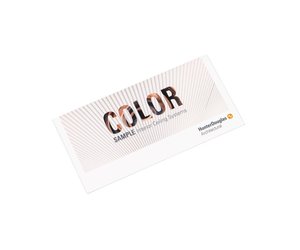 Metal Colour Sample Card - different colours - Hunter Douglas Webshop