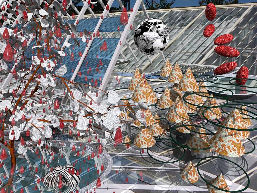 Growth - Collage & Fibre Artists - Gordon Cain - Water Street Gallery