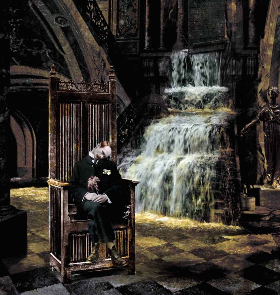 House Falling Drown 10 - Collage & Fibre Artists - Stephen Rothwell ...