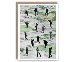 The Pattern Book Golf Pattern Book Card - WASSERSTRASSENGALERIE SHOP