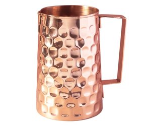 Copper Jug - Diamond design 1.5litre 07 - Water Street Gallery