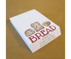Bread Slanted Notepad 851 - Water Street Gallery