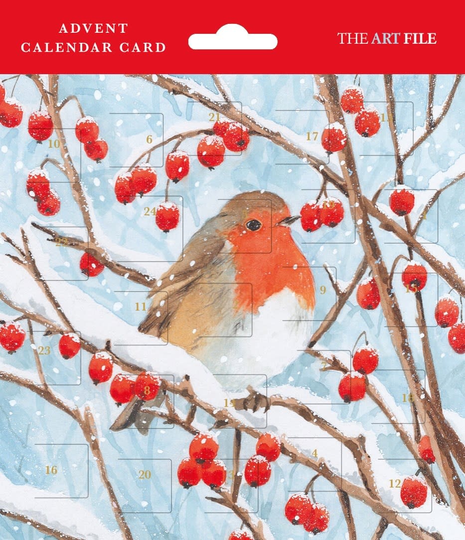 Robin Advent Card - Water Street Gallery