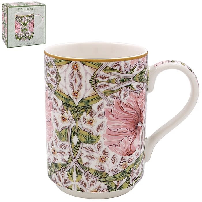 Pimpernel William Morris Mug boxed - Water Street Gallery
